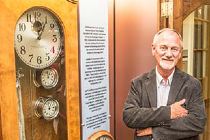 Historical clock finds its way back home